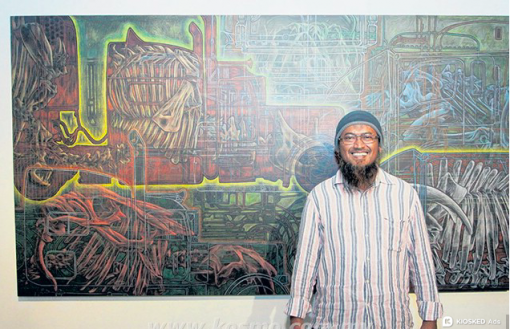 Karya Pensel Warna Daud Rahim