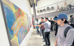 Karya Pensel Warna Daud Rahim